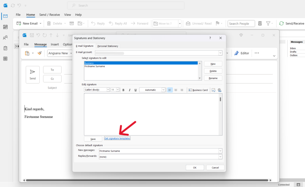 How to Add an Email Signature in Outlook - Labyrinth Technology